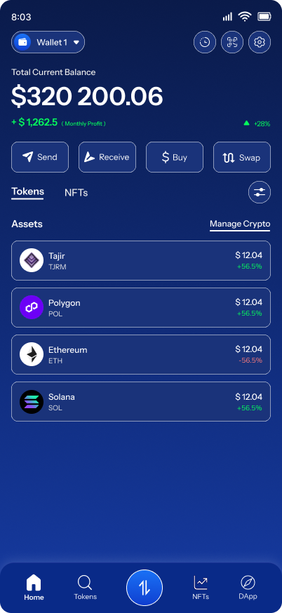 Tajir Wallet